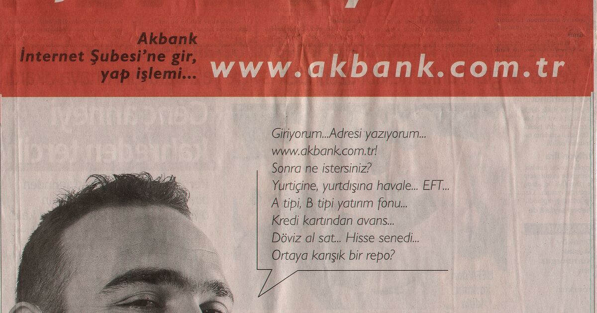 Salt Research: Akbank, reklam.: Bilgisayarın var... İnternetin var... E ...