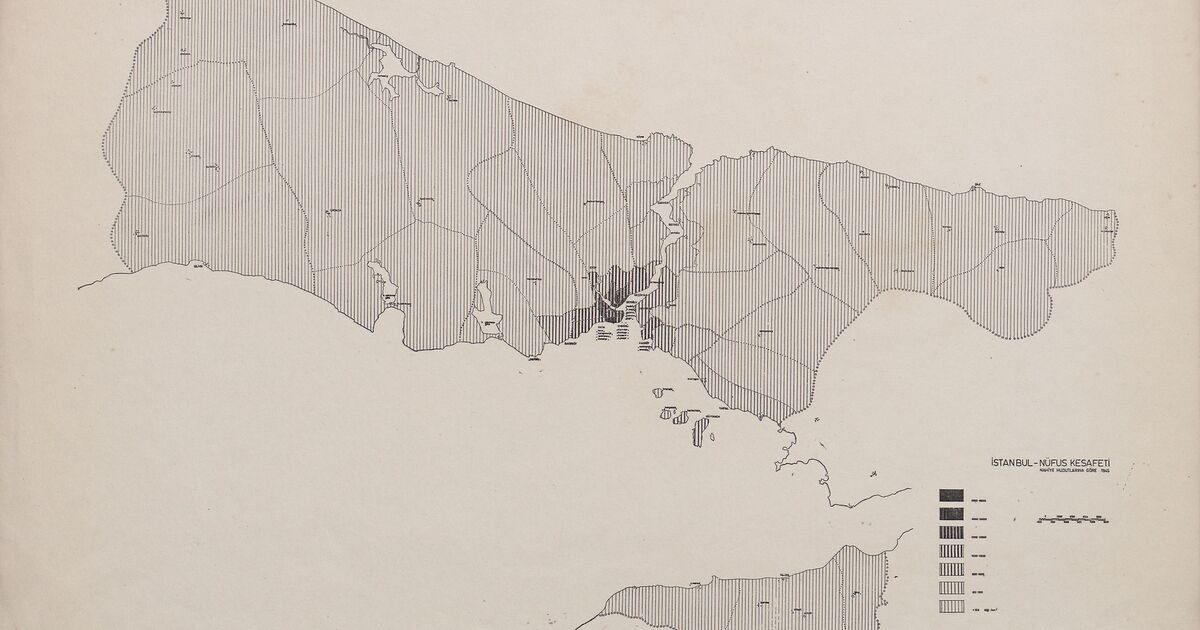 Salt Research: İstanbul nüfus kefaseti haritası - Population density ...
