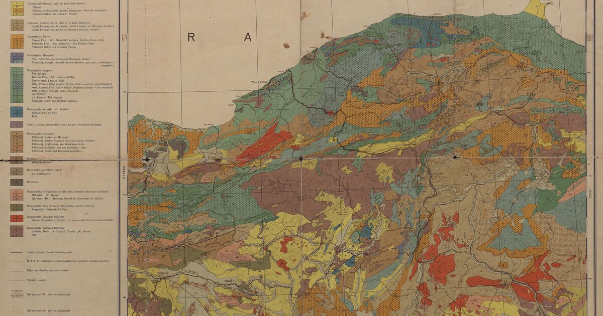 Salt Research: Türkiye jeolojik haritası: II. Ankara paftası (Mikyas 1: ...