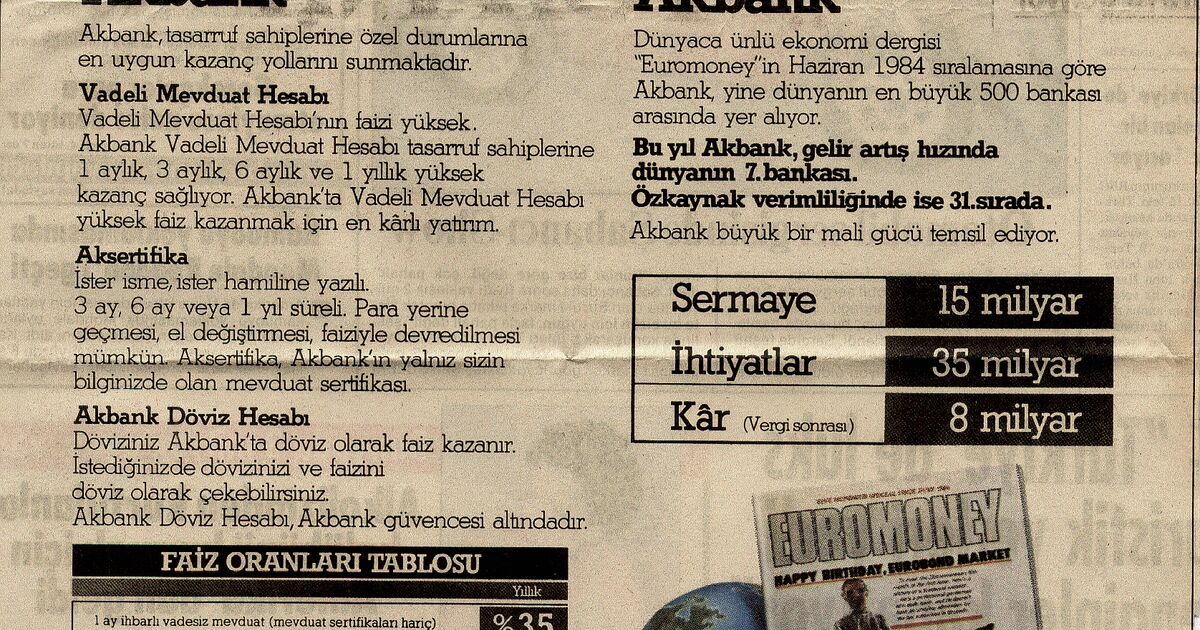 Salt Research: Akbank, reklam. Akbank, yine dünyanın en büyük ...