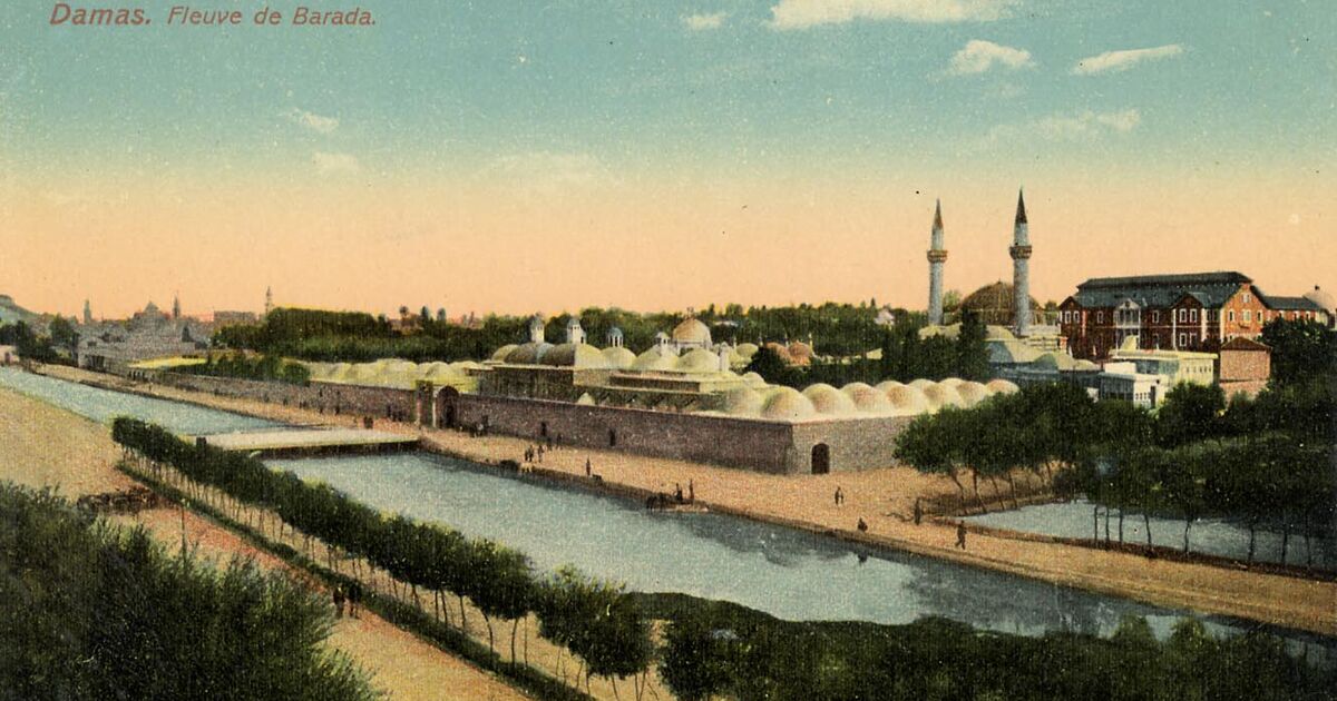 Salt Research: Barada River, Damascus. - Fleuve de Barada, Damas.