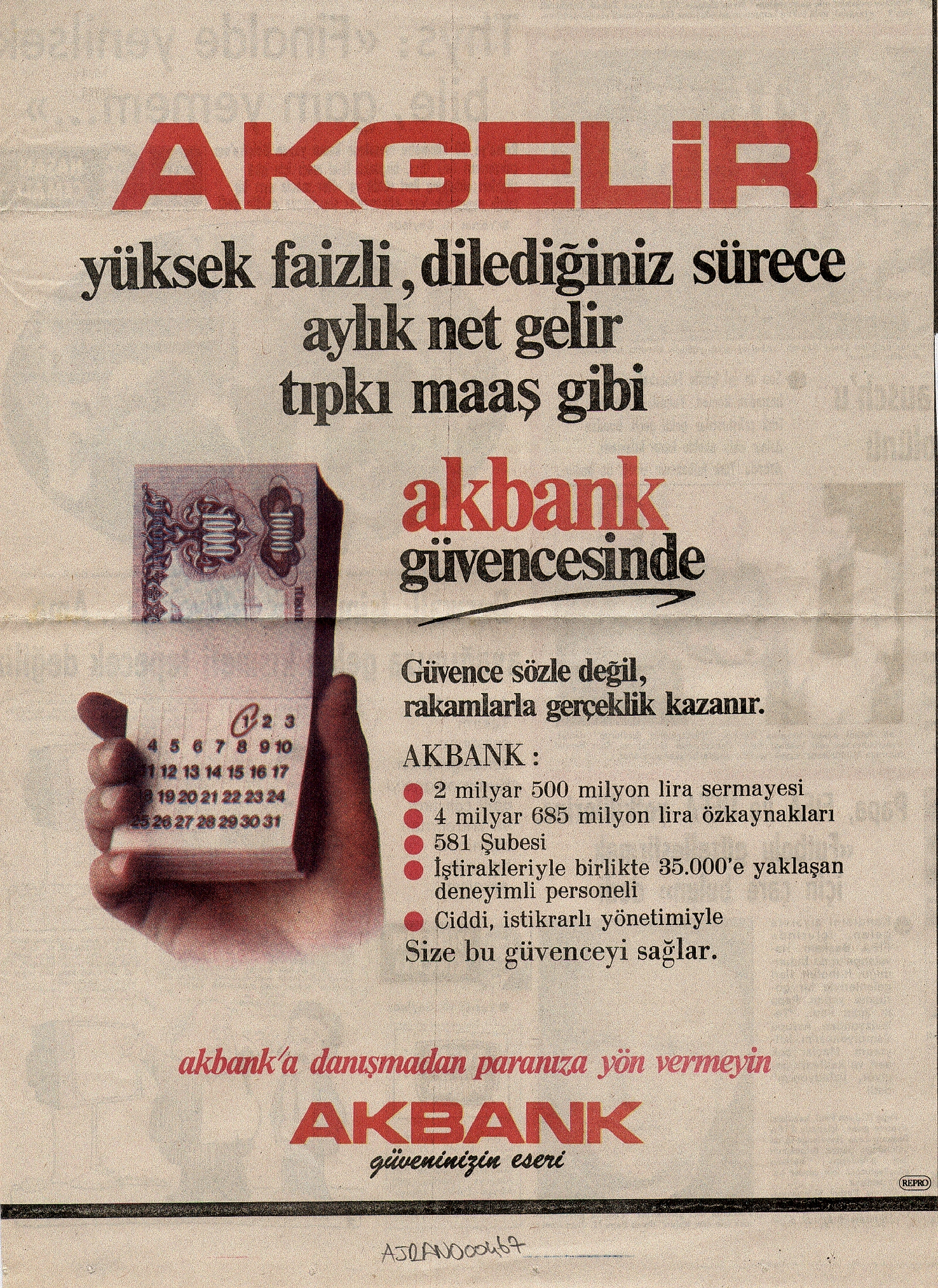 Salt Research: Akbank, reklam. Akgelir yüksek faizli, dilediğiniz ...