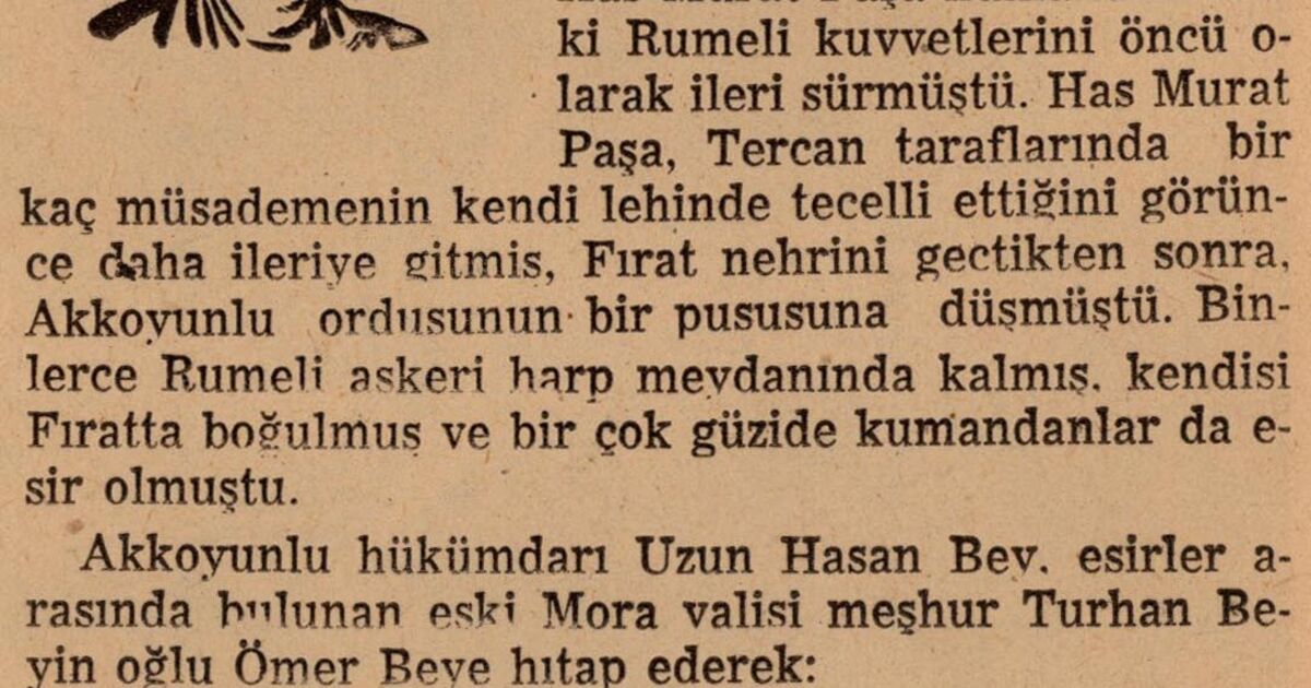 Salt Research: Uzun Hasan Bey'in huzurunda