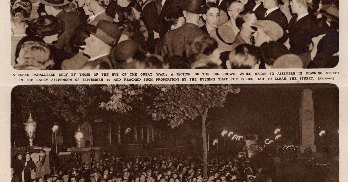 Salt Research: On the Hitler speech night: Downing-St. crowds recalling ...