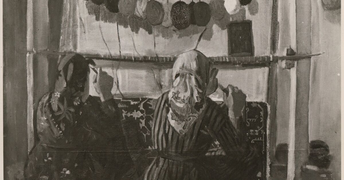 Salt Research: Malik Aksel'in 1936 yılı tablosundan halı dokuyan ...