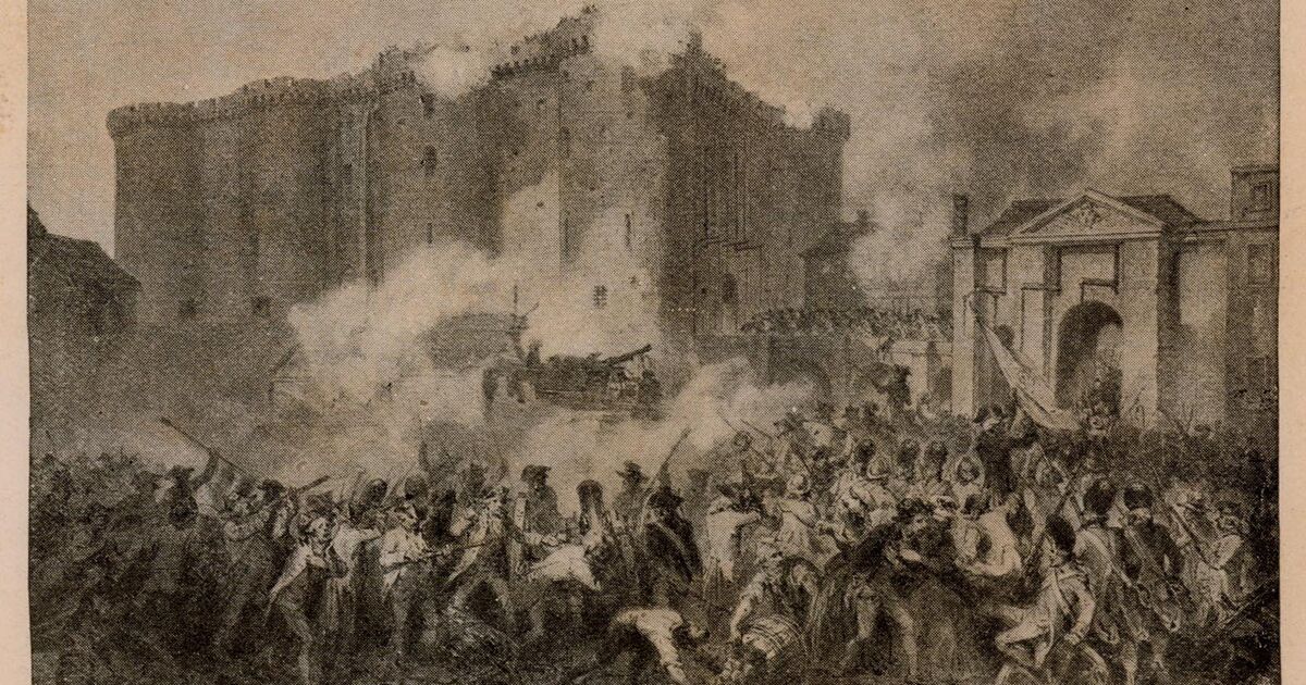 Salt Research: The fall of the Bastille: The mob storming the prison ...