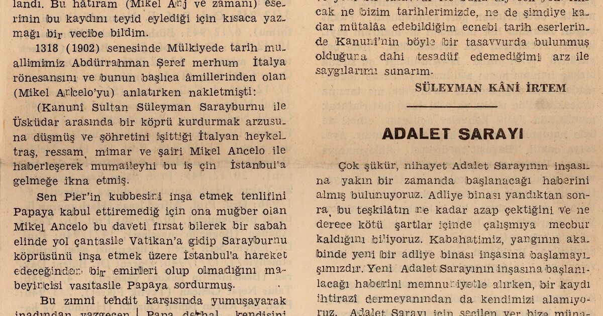 Salt Research: Mikel Anj'ın Galata’ya bir köprü yapması isteği ile ...