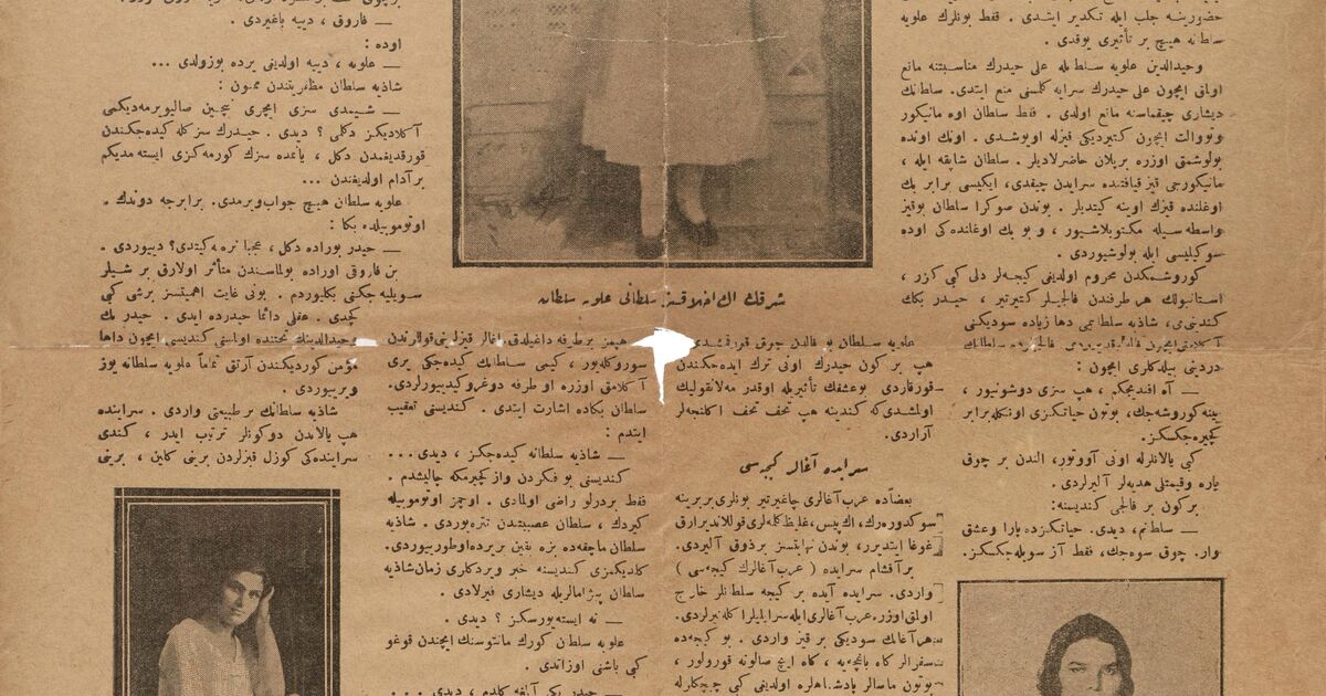 SALT Research: Ulviye Sultan Haydar Beyi almak üzere gittiği Şadiye ...