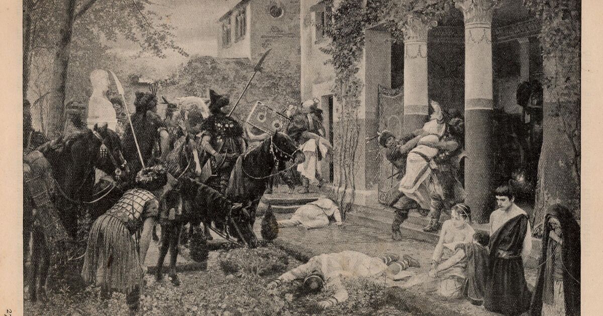 Salt Research: The Barbarian invasion: Pillage of a roman villa by ...