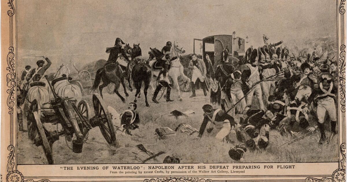 Salt Research: The evening of Waterloo: Napoleon after his defeat ...