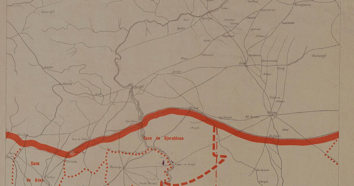 Salt Research: French Mandate of Syria and Lebanon Province Map. The ...