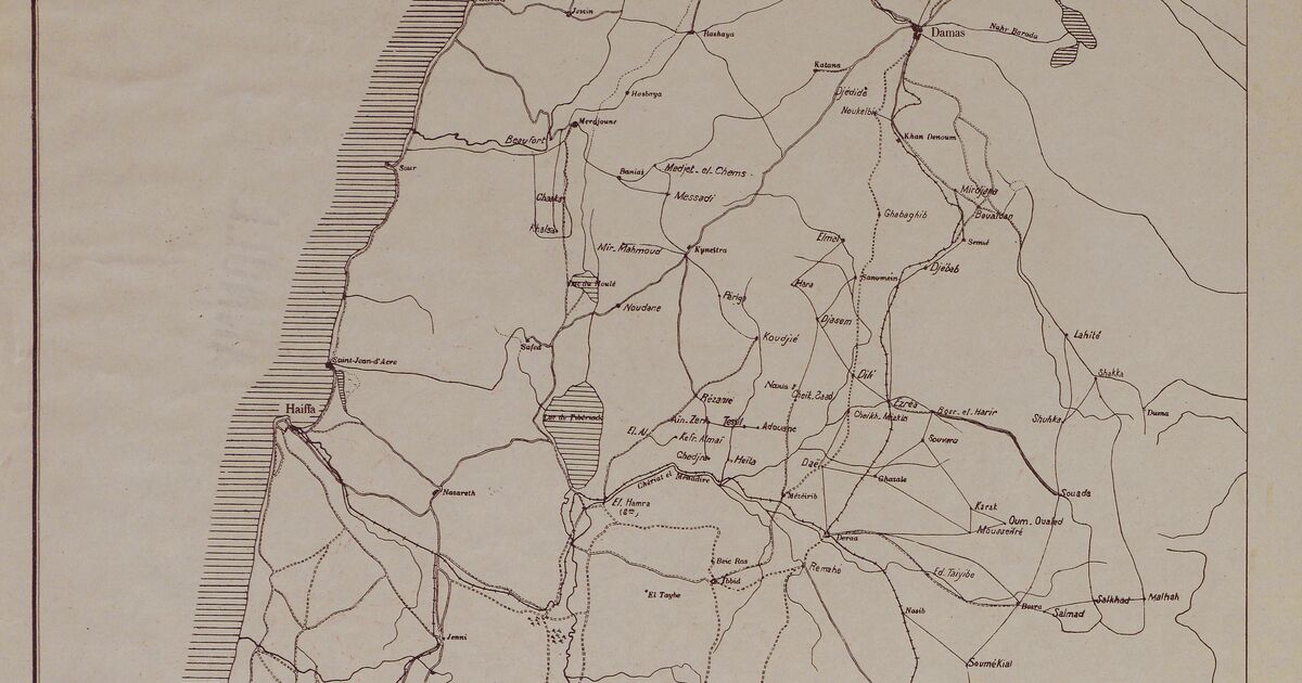 Salt Research: Route Map (Carte Routière) of the region including the ...