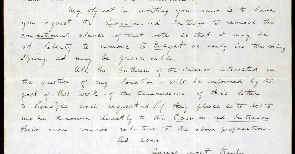 Salt Research: Letter, to Tillman C. Trowbridge, from Fayette Jewett