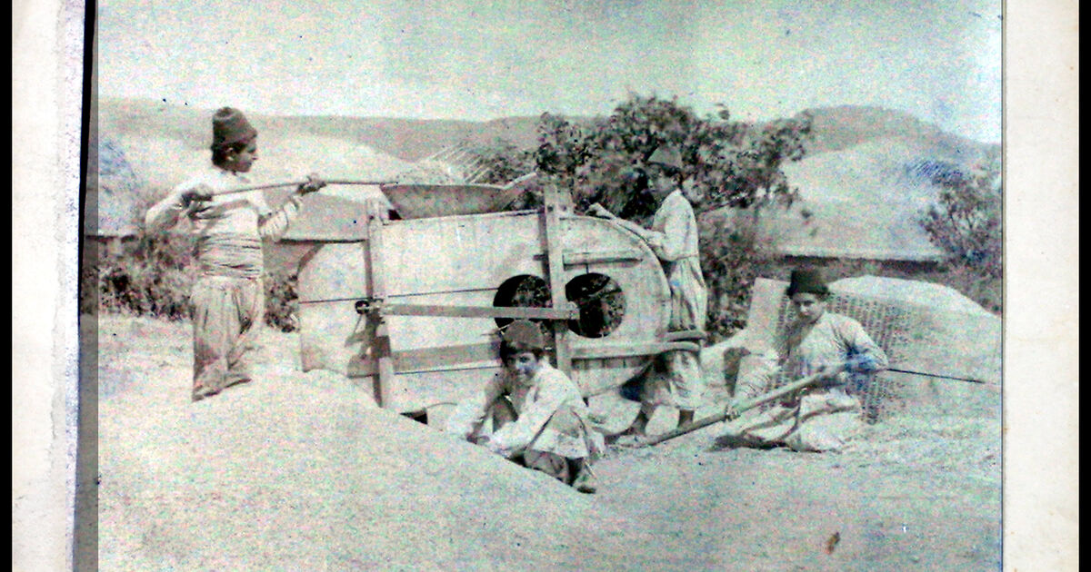 Salt Research: Harpoot, Turkey. Orfans winnowing fine straw from Barley ...