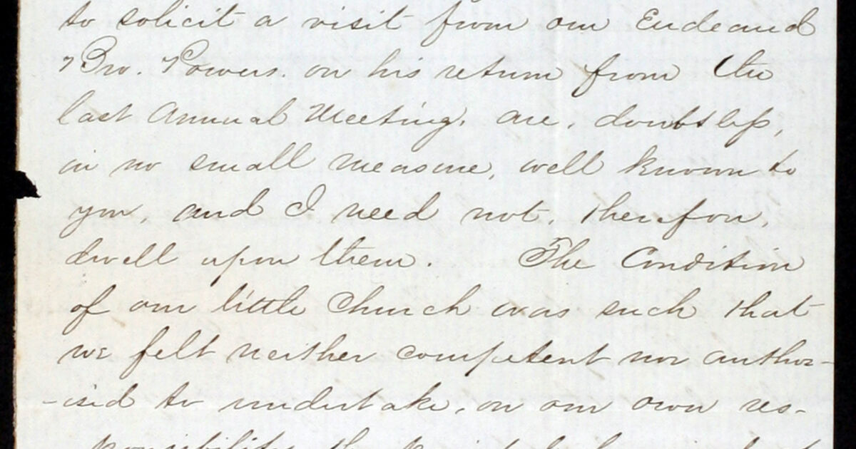 Salt Research: Letter, to the Committee ad Interim, from Benjamin Parsons