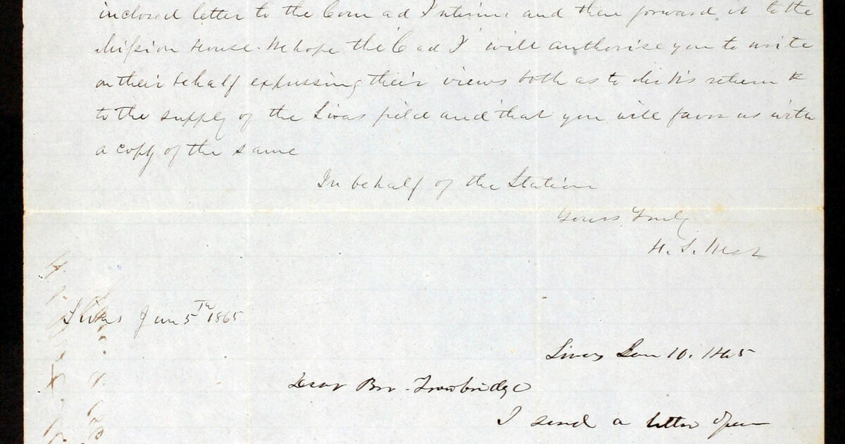 Salt Research: Letter, to Tillman C. Trowbridge, from Henry S. West ...