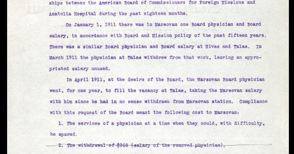 Salt Research: Letter, to the Prudential Committee