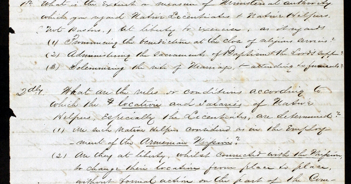 Salt Research: Letter, to the Committee ad Interim, from Benjamin Parsons