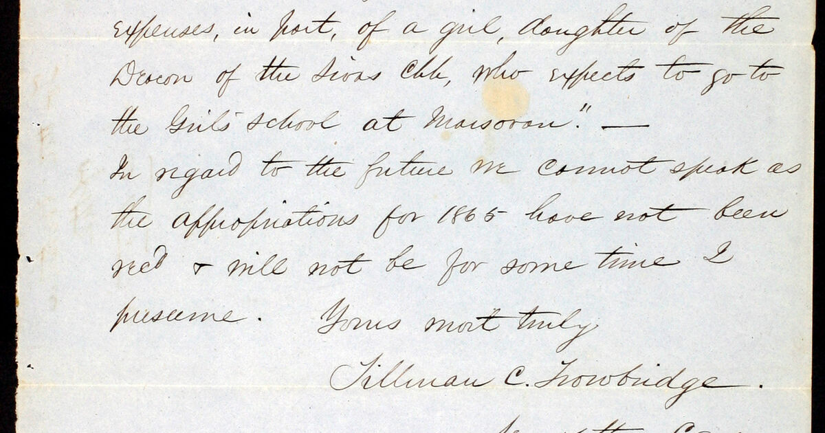 Salt Research: Letter, to the brethren of the Sivas Station, from ...