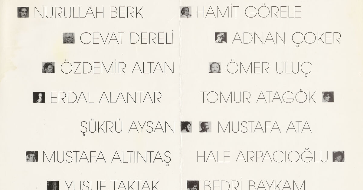 Salt Research: “Aralık'88” sergisinin afişi (Soyak Sanat Galerisi ...