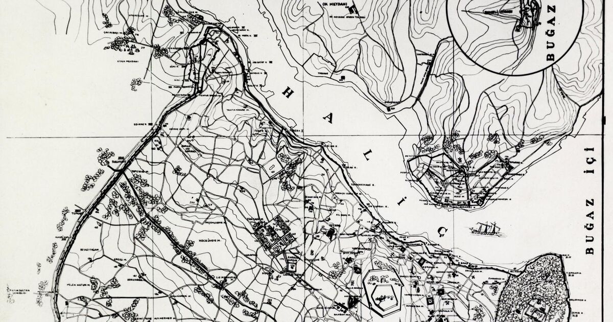 SALT Research: Fatih Devri'nde İstanbul Haritası - A map of Istanbul ...