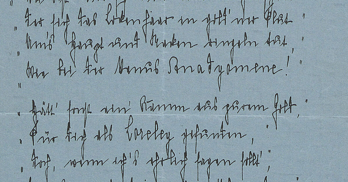 Salt Research: Eski Alman harfleriyle yazılmış bir şiir - Poem written ...