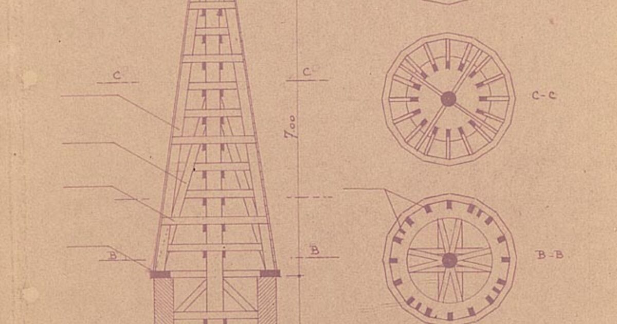 Salt Research: Bir minare konstrüksiyonu çizimleri - Drawings of a ...