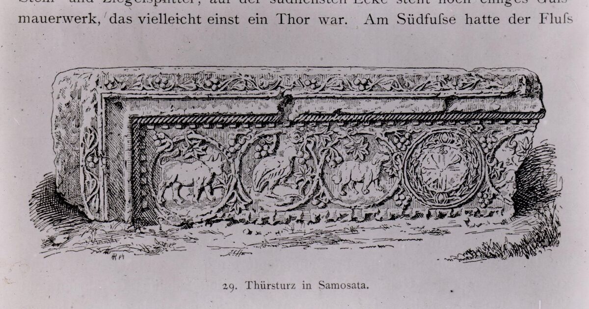 Salt Research: Samosata Antik Kentinde Roma dönemine ait figürlü mimari ...