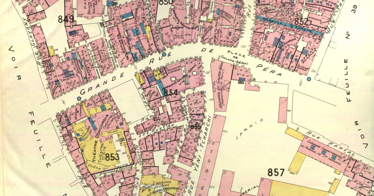 SALT Research: Plan d'assurance de Constantinople. Vol. II - Péra ...