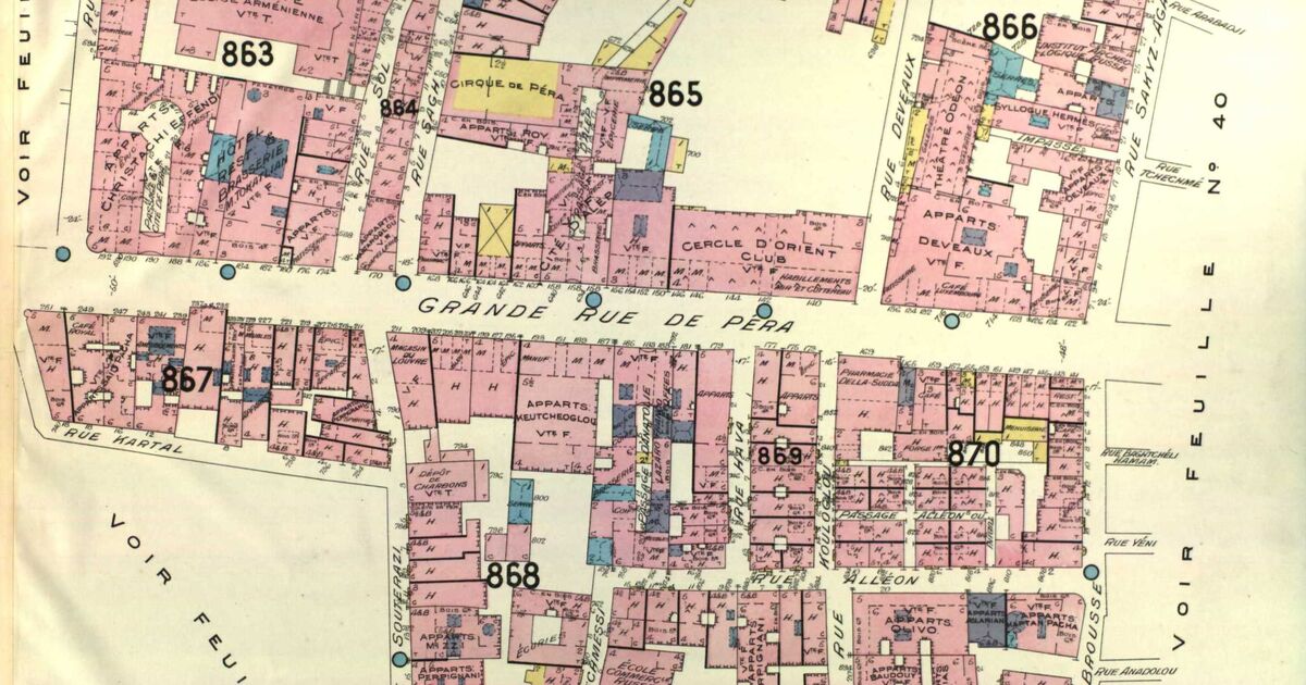 Salt Research: Plan d'assurance de Constantinople. Vol. II - Péra ...